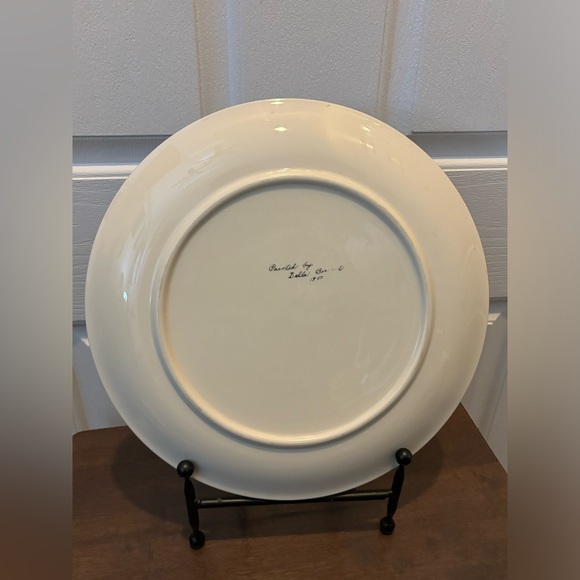 Art | Vintage 195s Rare Hand Painted Plate Artist Signed | Poshmark